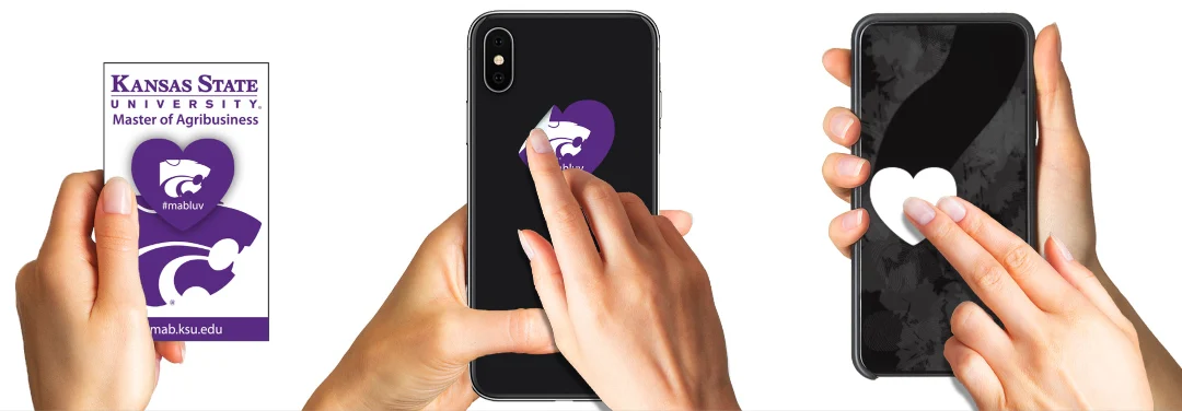 Custom Microfiber Screen Cleaner Stickers | Microfiber Source